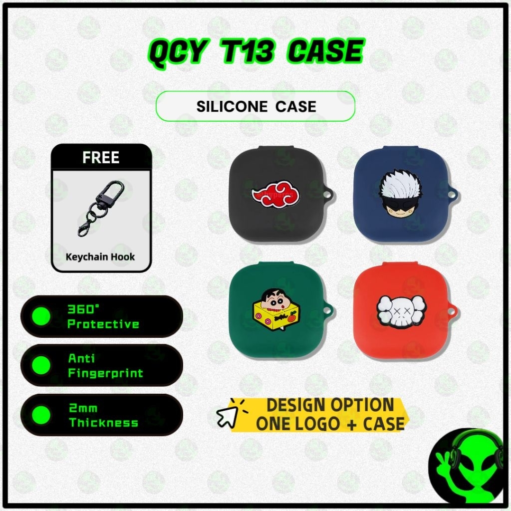 QCY T13 Case Wireless Earbud Protective Shell Soft Silicone Case ...