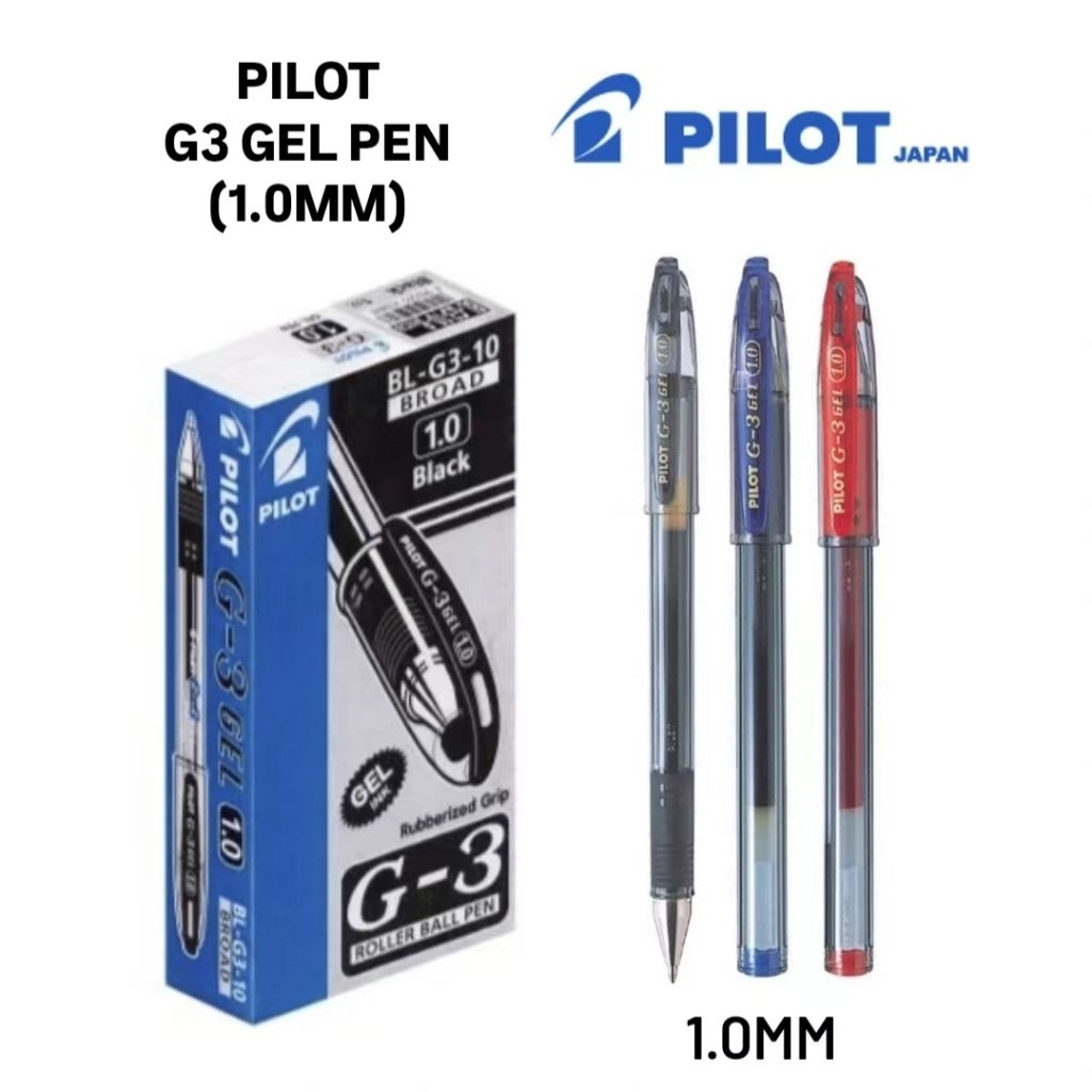 (2PCS) PILOT G3 Roller Gel Pen [1.0MM] | 水印中性笔 X 2PCS | Shopee Malaysia