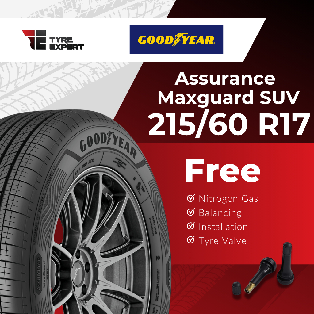 215/60R17 GOODYEAR Assurance MaxGuard SUV (With Delivery/Installation) tyre tayar | Shopee Malaysia