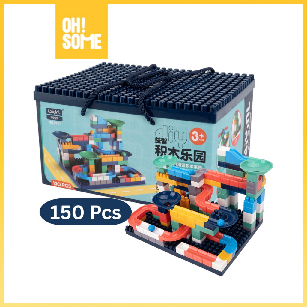 OHSOME - Mr. Man DIY ABS Blocks Set (150 Pcs)/ Mini Building Block For ...