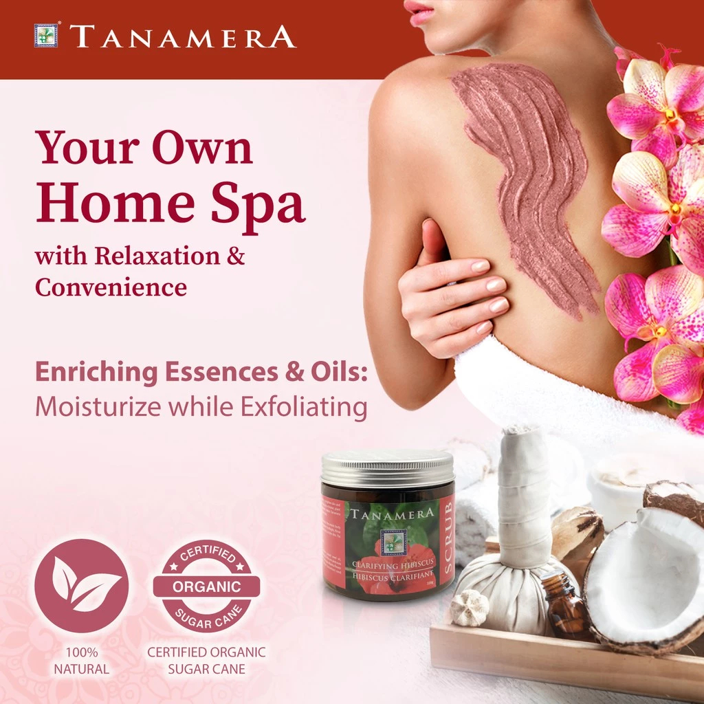 [CLEARANCE] Tanamera Clarifying Hibiscus Body Scrub 350G | Brighten ...