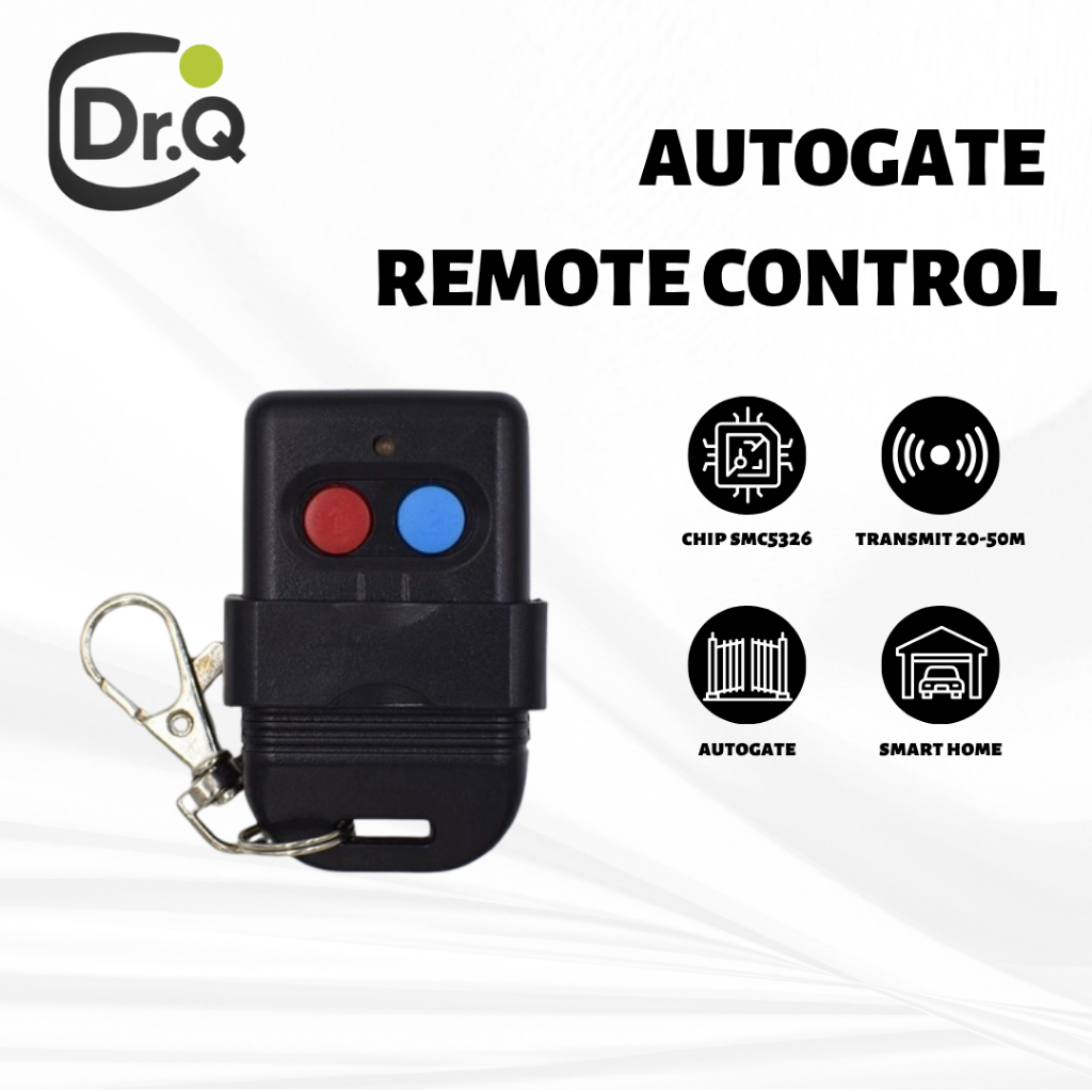 Auto Gate Remote Control SMC5326 330Mhz 433Mhz AutoGate Door Remote ...