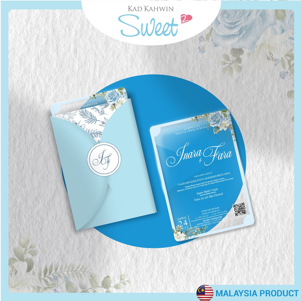 Kad Kahwin Crystal Acrylic Wedding Invitation Card Exclusive VIP / Kad ...