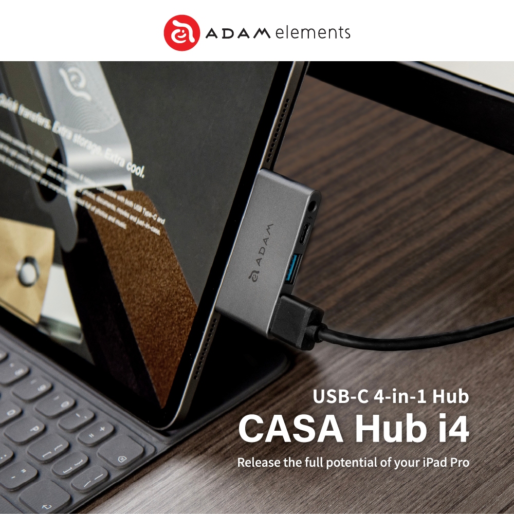ADAM elements CASA Hub i4 USB 3.1 USB Type C (USB-C) 4 Port Hub for ...