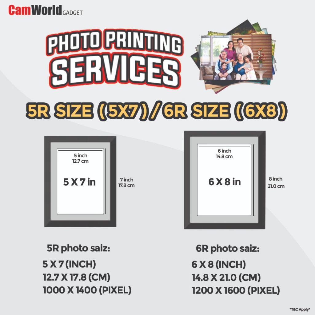 PHOTO PRINTING ( 5R & 6R PHOTO) | Shopee Malaysia