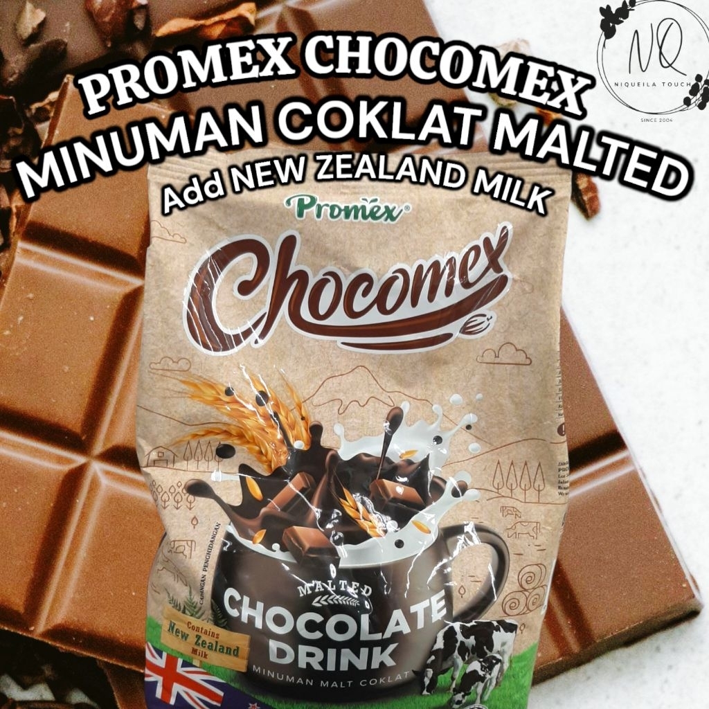 MINUMAN COKLAT MALTED 900g by PROMEX CHOCOMEX | Shopee Malaysia