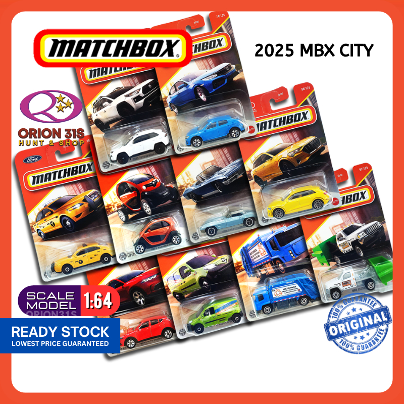 Matchbox 2025 MBX City/ Honda Civic Hatchback/ Toyota RAV4/ Chevy ...