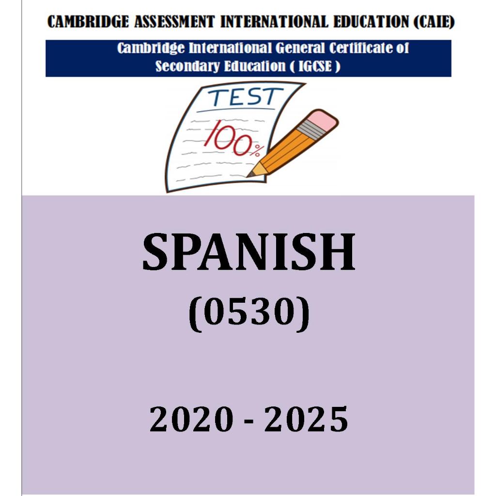 Igcse Past Year Papers Spanish (PAPER 1,2,4) | Shopee Malaysia