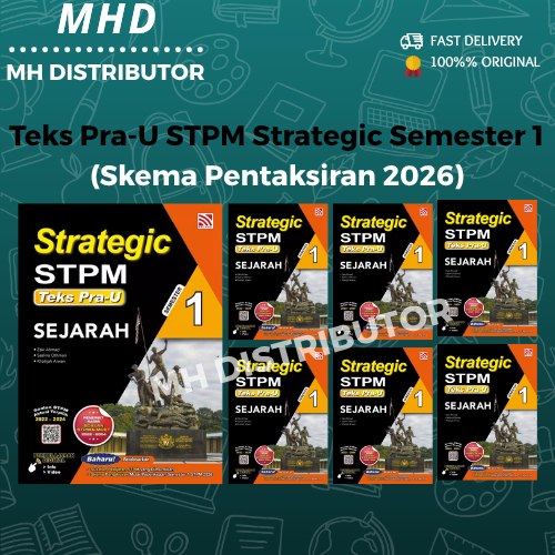 [MHD] Strategic STPM Semester 1 Teks Pra-U / Pre-U Text (2025) | Shopee Malaysia