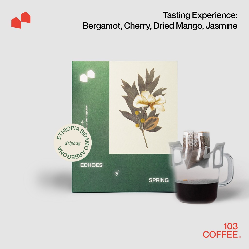 103 COFFEE - Drip Bag Sachets /Ethiopia Sidamo Arbegona (10gx5's) 咖啡豆 ...