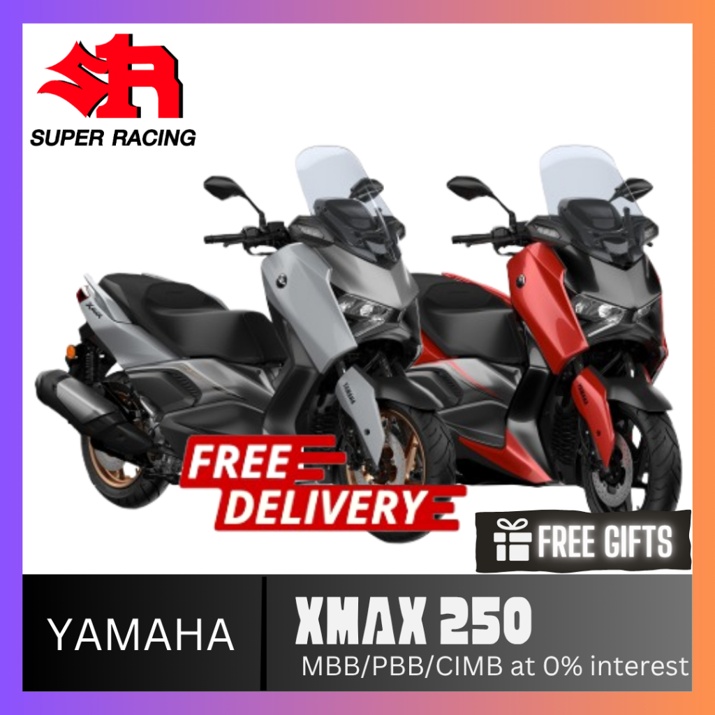YAMAHA NEW BIG BIKE SCOOTER XMAX 250 (UNREGISTERED) CERAMIC GREY / ICON ...