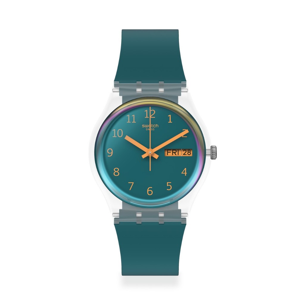 SWATCH BLUE AWAY Watch 34mm SO28K700 | Shopee Malaysia