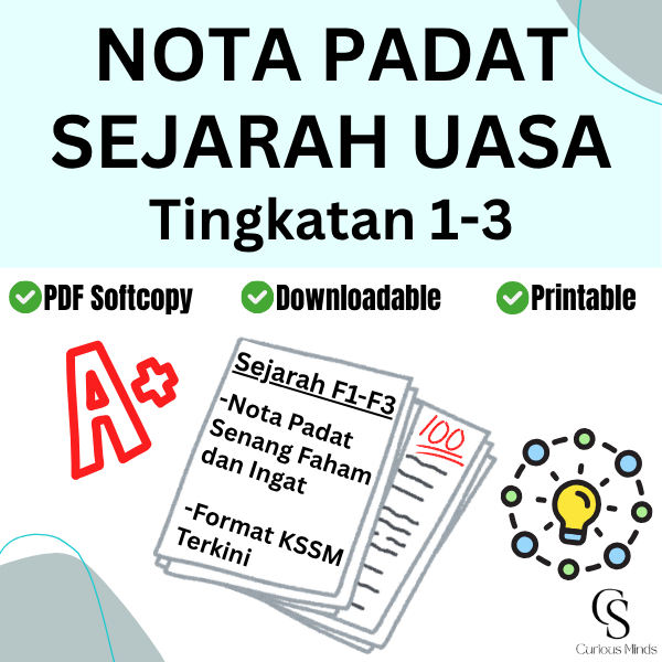 2025 [PDF/E-book] SCORE A+ Tingkatan 1-3 KSSM Nota Sejarah Padat - Senang Hafal dan Faham (Form ...