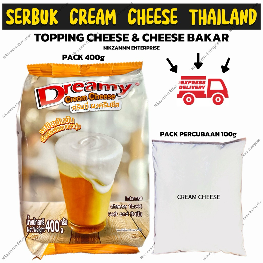 Dreamy Cream Cheese powder Serbuk Keju Thailand Nikzammm | Shopee Malaysia