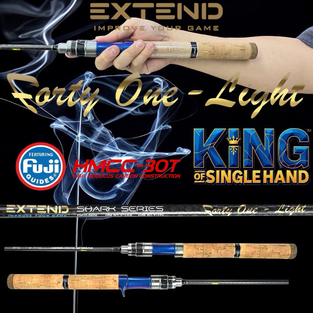 2025 EXTEND FORTY ONE LIGHT SINGLE HAND EXTEND SHARK 41 LIGHT SPINNING ...