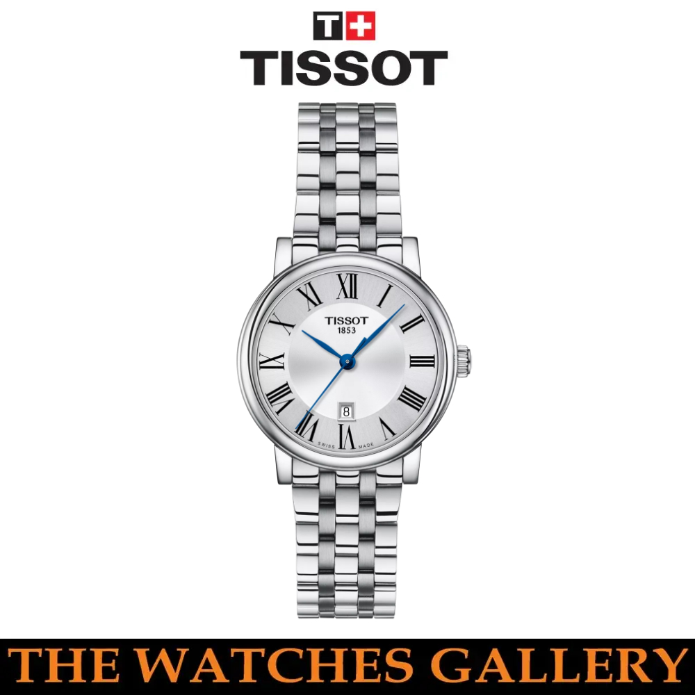 Tissot Carson Premium Lady T122.210.11.033.00 / T1222101103300 | Shopee Malaysia