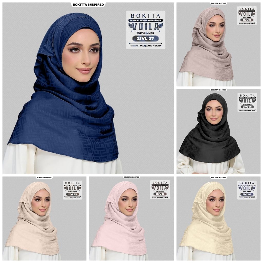 ⚡READY STOCK ⚡Bokitta kain Satin Monogram | Shopee Malaysia