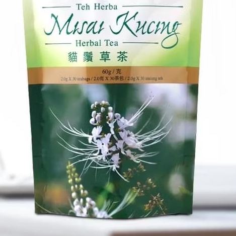 (2026/09) Misai Kucing Herbal Tea (2g x 30 sachets) | Shopee Malaysia