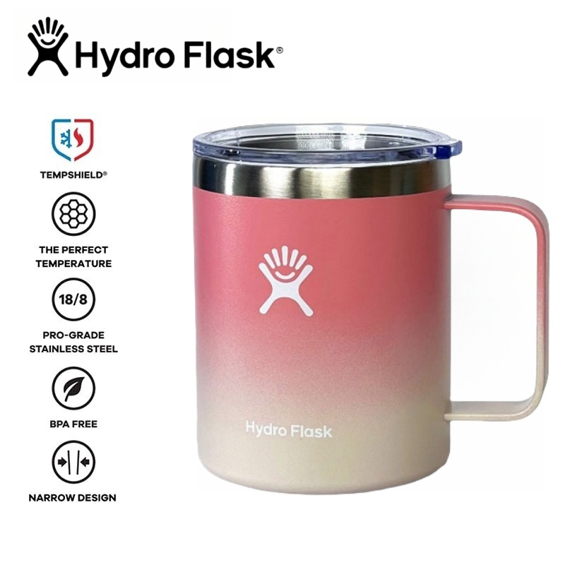 Mug kopi 12oz (355mL) Insulated Coffee Mug with Lid Mug Flask Stainless ...