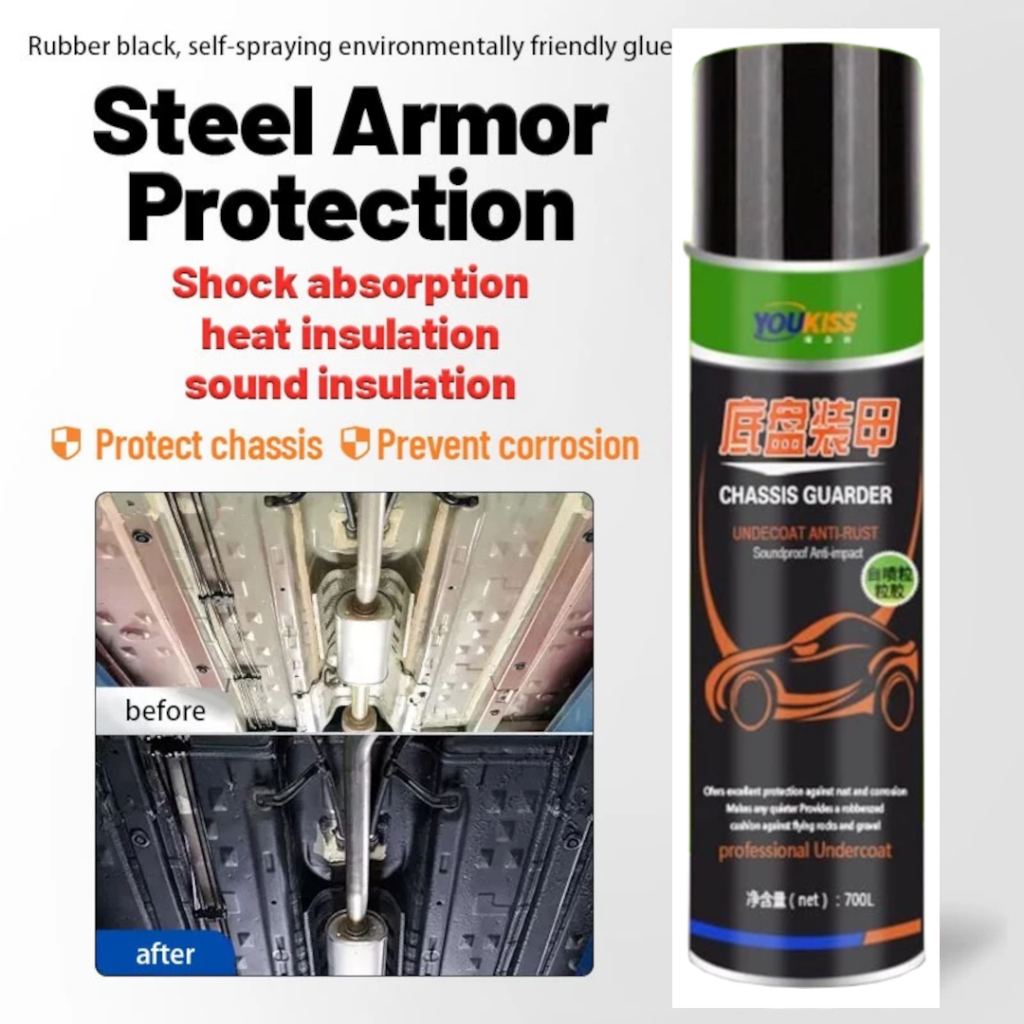 700ML Quick Dry Car Chassis Undercoat Spray Anti Rust Sound Proof ...