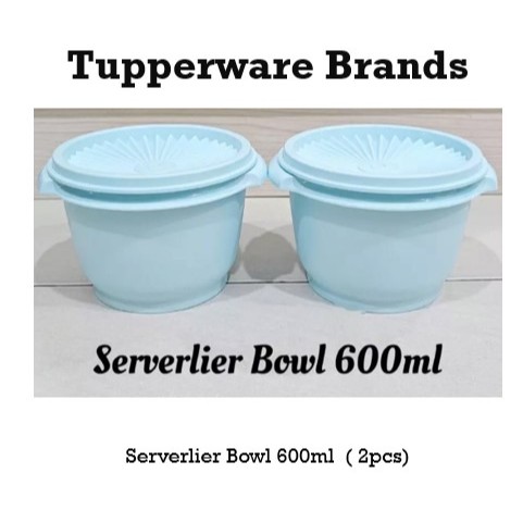 Tupperware Mini Deco Canister (2) 560mL Or Serverlier Bowl 600ml (2pcs ...