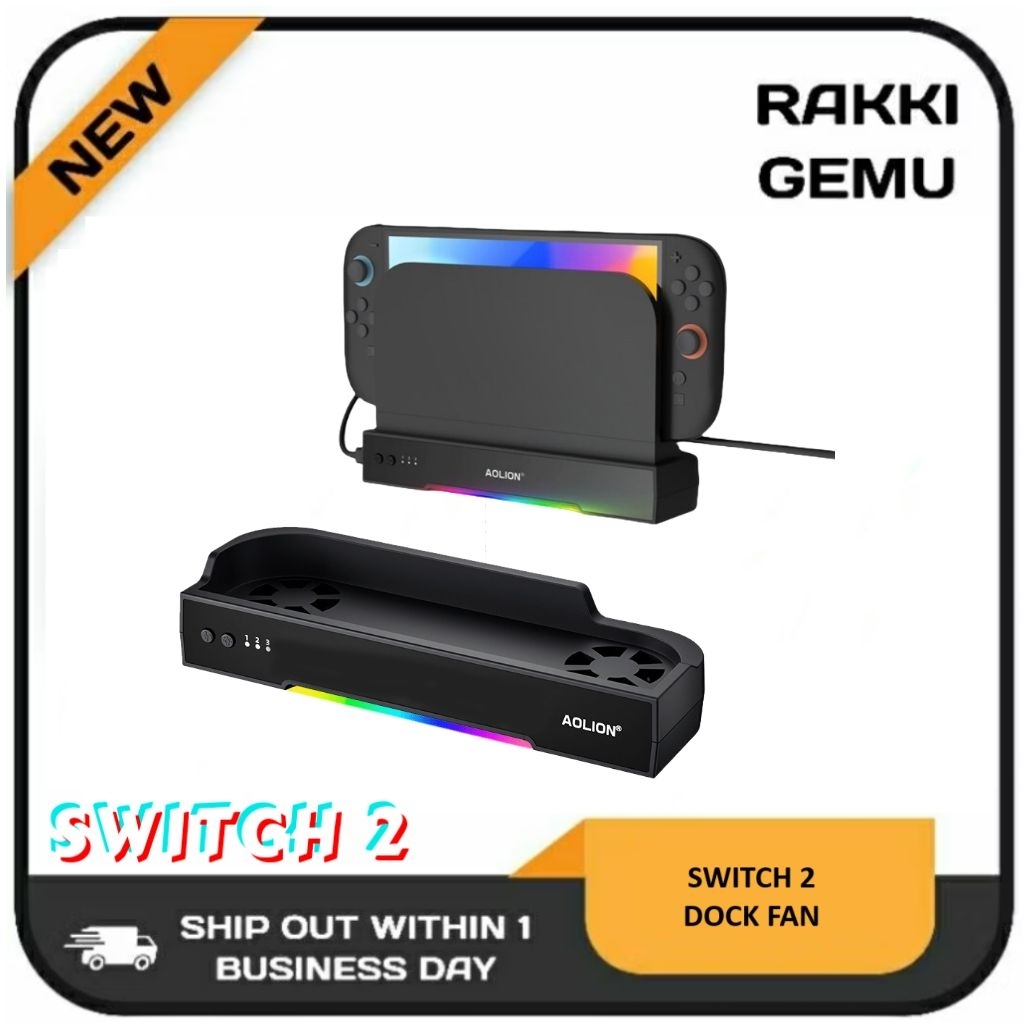 Nintendo Switch 2 Console Dock Cooling Fan Cooler | Shopee Malaysia