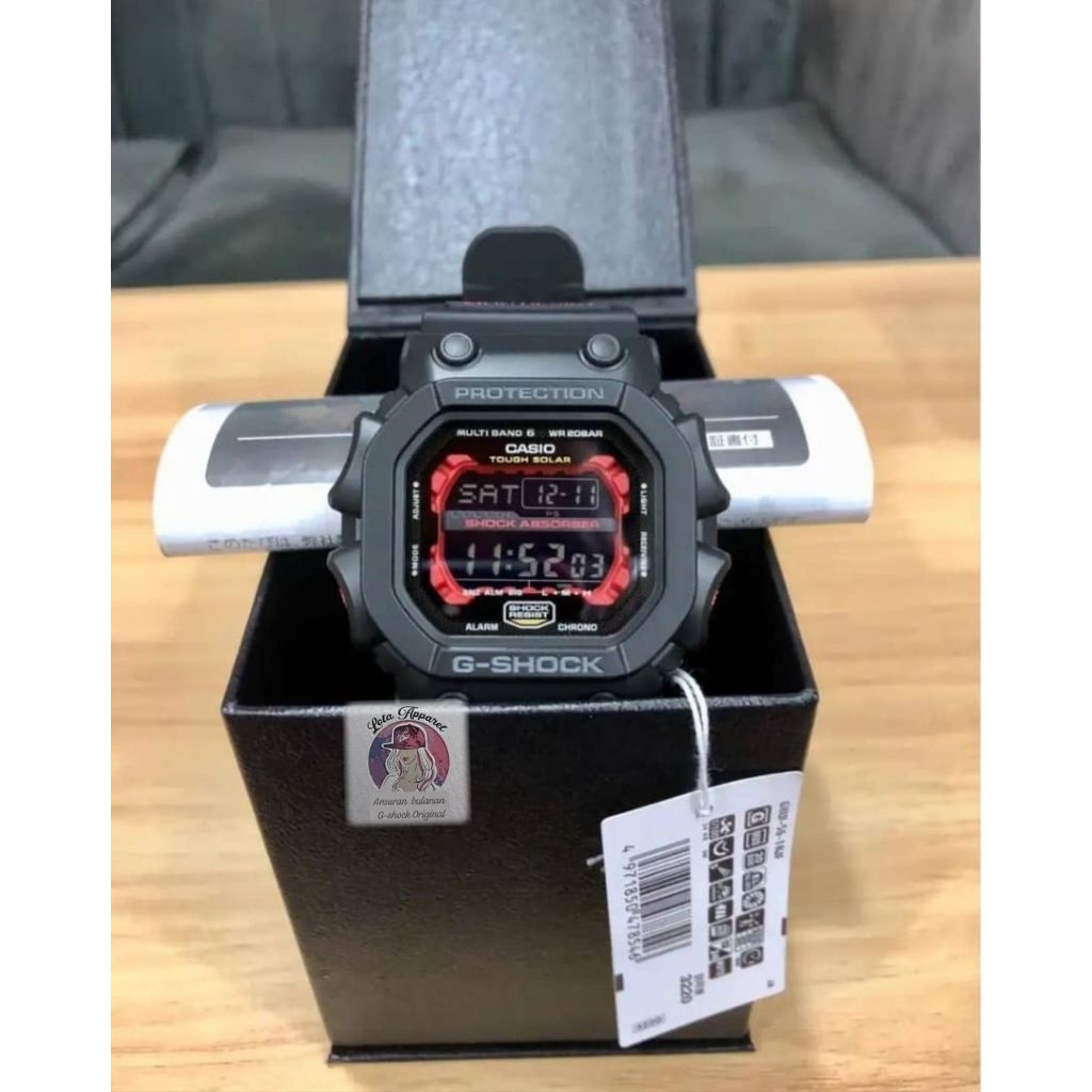 100% ORIGINAL CASIO G-SHOCK GXW 56 1AJR KING-G KING SPENDER MERAH ...