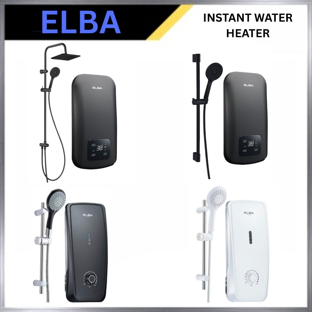 ELBA Instant Water Heater ATTIVO Series EWH-G3661SW/EWH-G3661MB/EWH ...