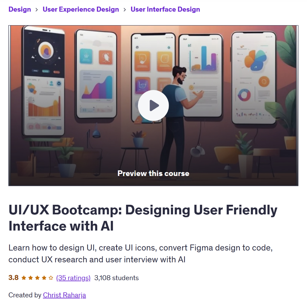 UI/UX Video Course-Ui/Ux Bootcamp: Designing User Friendly Interface With Ai | Shopee Malaysia