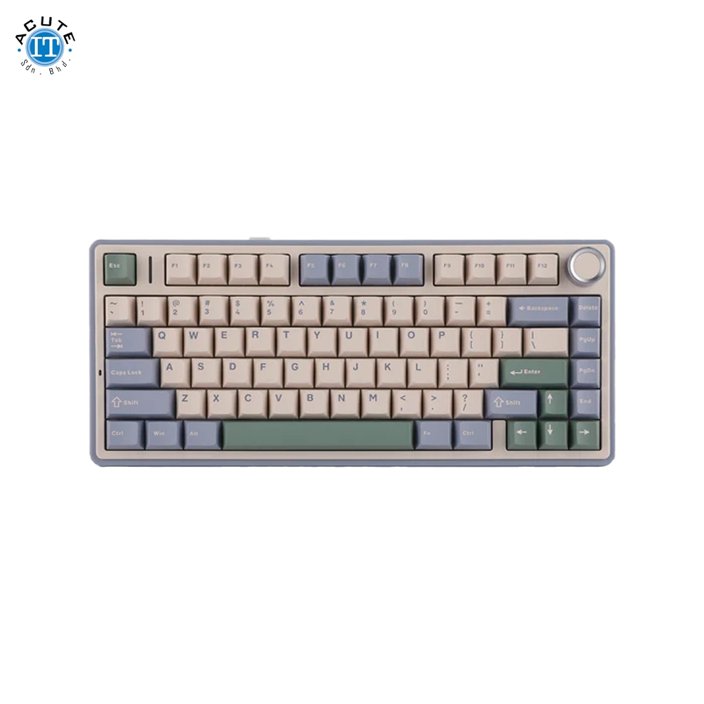 AULA F75 75% Gasket Wireless Mechanical Keyboard Cedar Green Reaper ...
