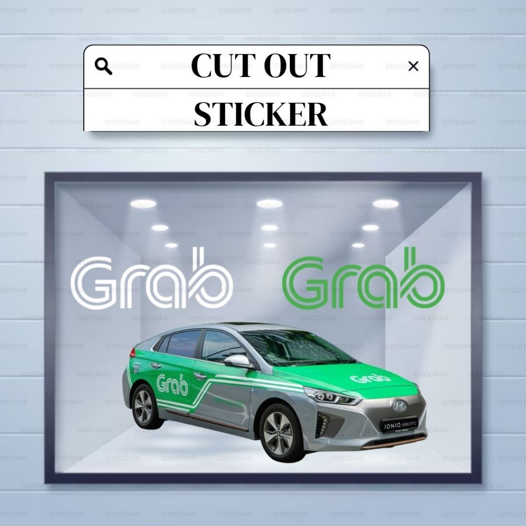 Cut Out Waterproof Sticker for Grab / Lalamove / AirAsia Rider – Decals ...