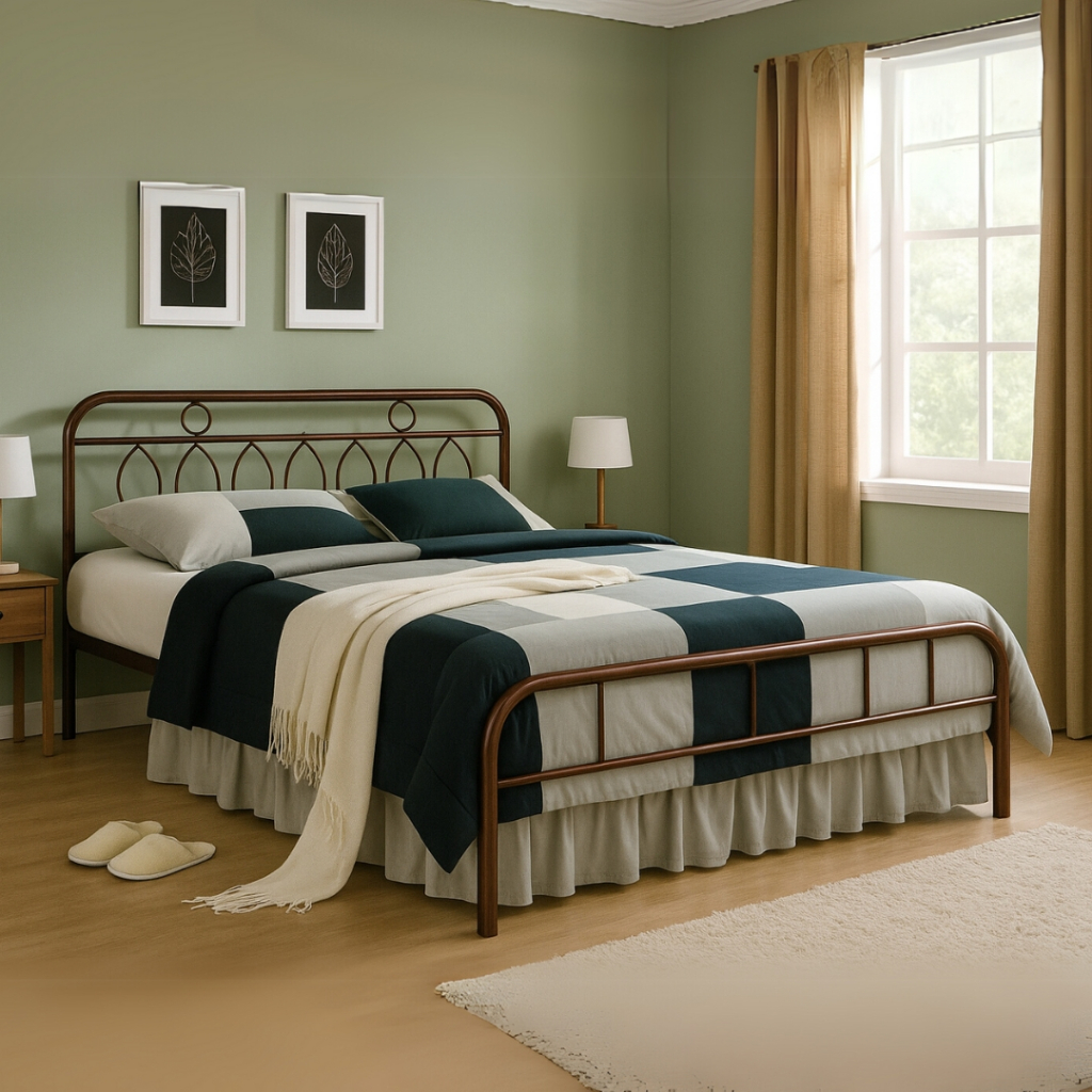 Furniture Direct HESTIA & MERIDIAN Queen Size Metal Bed Frame | Shopee ...