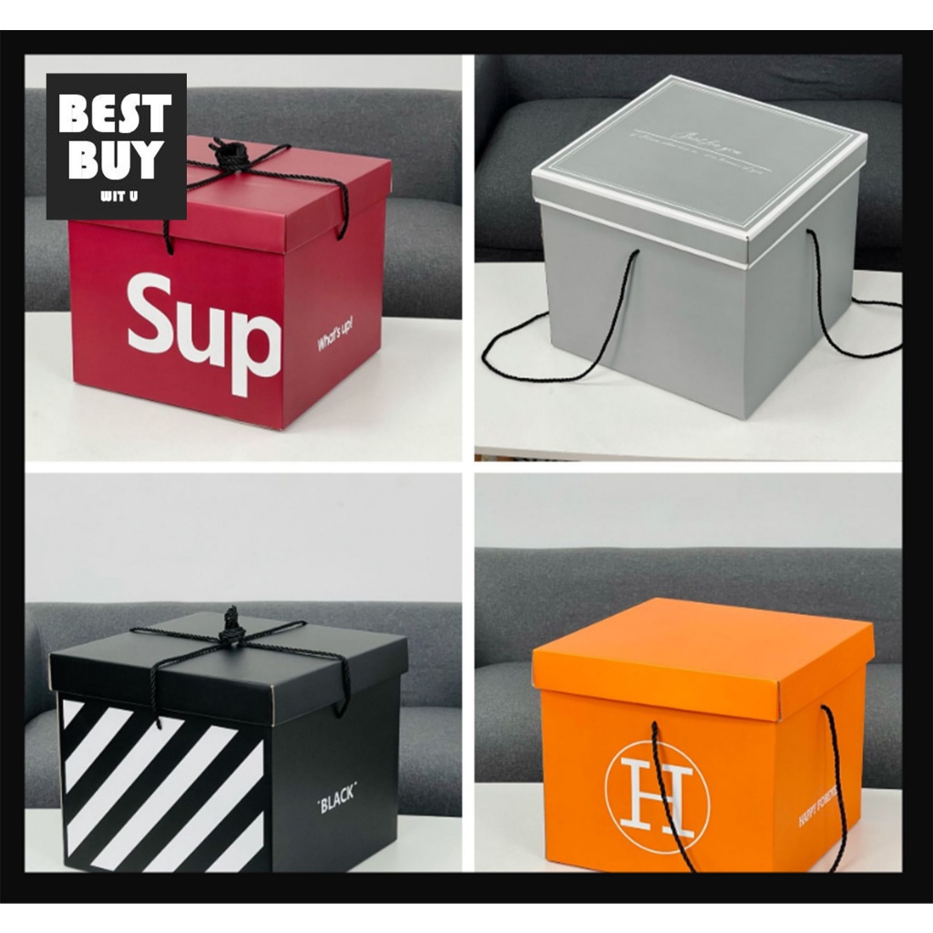 Kotak Hadiah saiz besar INS Dua Sisi gift box big size gift box ...