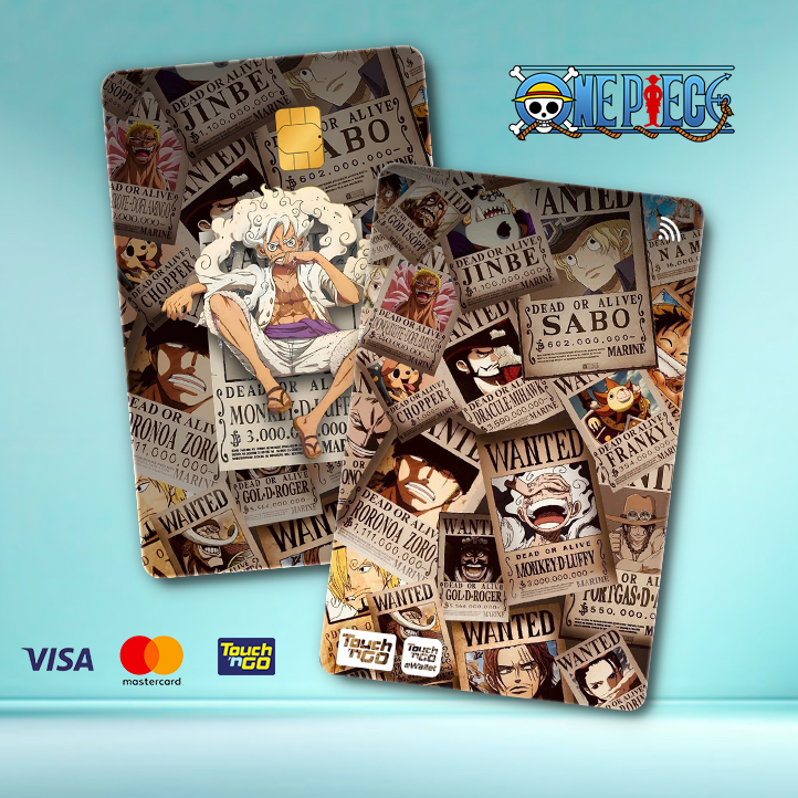 TNG Luffy One Piece 1 - Touch n Go Card Sticker Cover TNG / MASTER ...