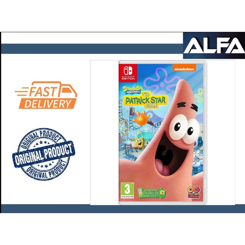 Nintendo Switch SpongeBob SquarePants The Patrick Star Game | Shopee ...