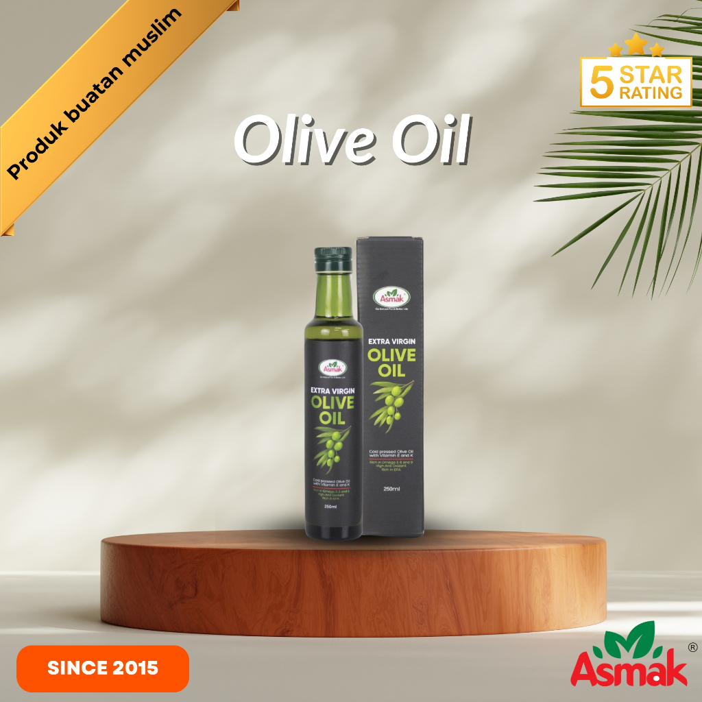 Asmak Extra Virgin Olive Oil Melancarkan Tekanan Darah, Menjaga ...