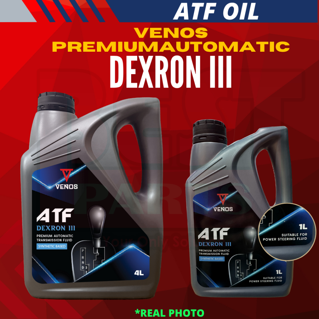 Venos Auto Transmission Oil Dextron III Fluid Minyak Auto Minyak Gear ...