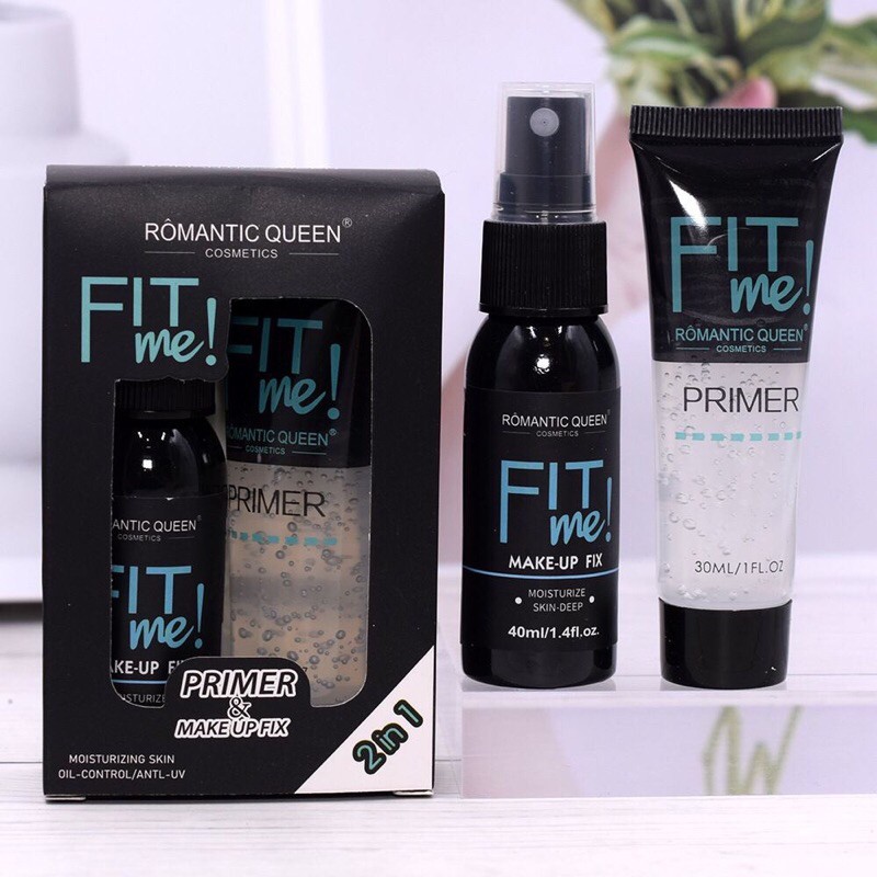 Fit Me primer & Makeup Fix Spray 2in1 set | Shopee Malaysia