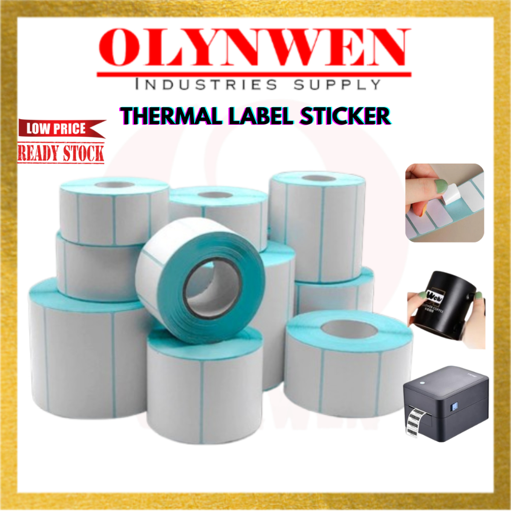 Thermal Label Sticker Thermal Paper Barcode Label Sticker Price Tag ...
