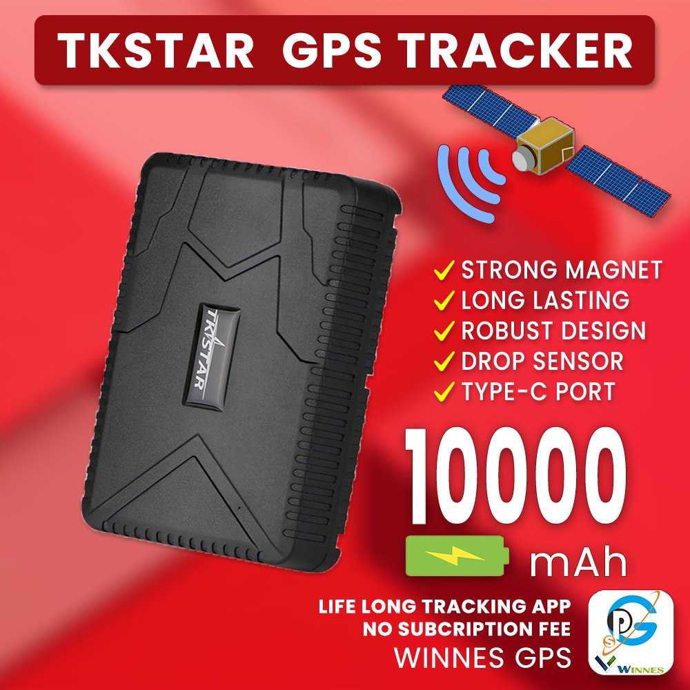 TKSTAR Portable GPS Tracker 10000mAh Drop Sensor GPRS Tracking ...