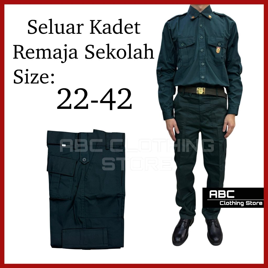 Seluar Persatuan TKRS/ KRS/ UNIFORM KADET REMAJA SEKOLAH MENENGAH/BAJU ...