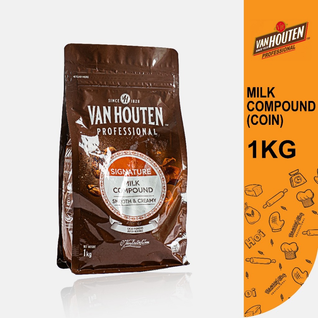 VAN HOUTEN | Butang Kompoun Profesional Van Houten 1KG | Van Houten Professional Compound Coin ...