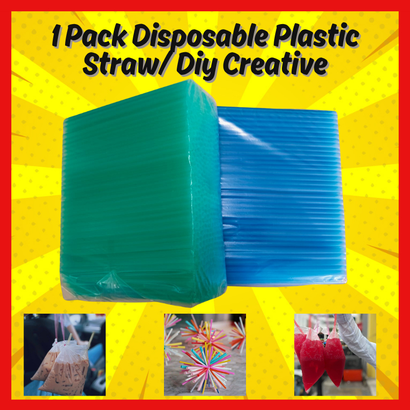 Disposable Plastic Straw 370 gm/ Diy Creative Straw Plastic/ Straw ...