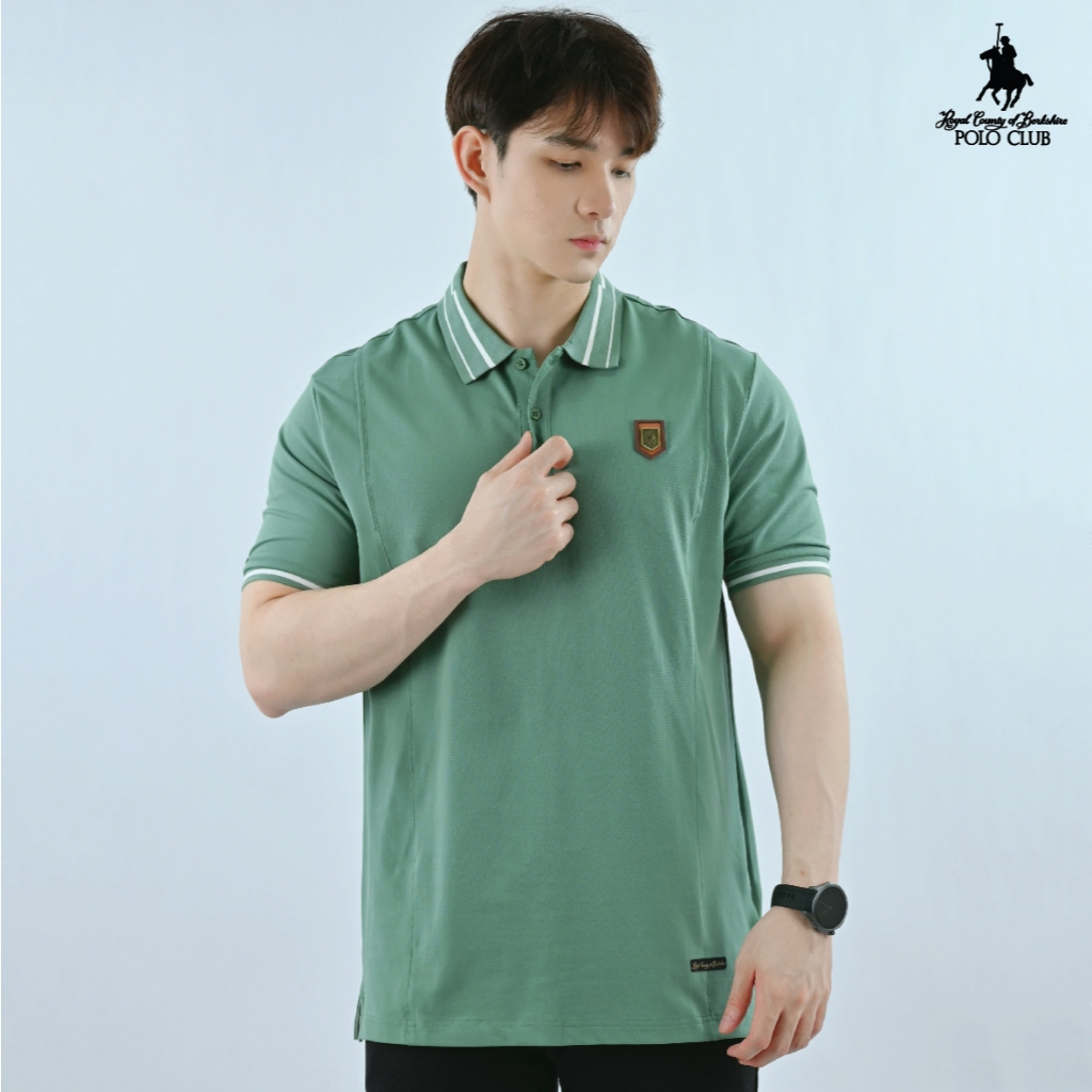 [RCB Premium] RCB Polo Club Men Green Short Sleeve Polo Shirt ...