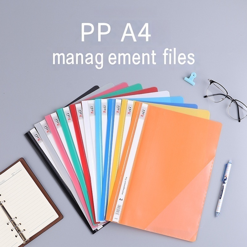 A4 Management File Basic Management File Extra Thick Paper sheets PP ...
