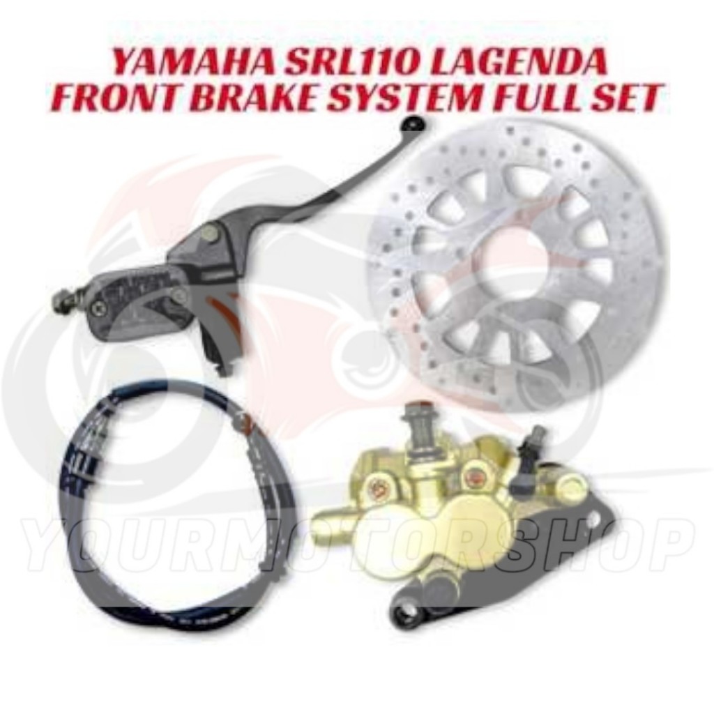 Yamaha SRL110 SRL 110 LAGENDA 110 Front Disc Brake Pump Full Set Master ...