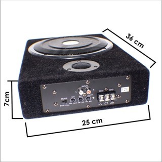 KERETA 2 WAY ACTIVE SUBWOOFER BUILD IN AMPLIFIER 8 INCH CAR ULTRA THIN ...