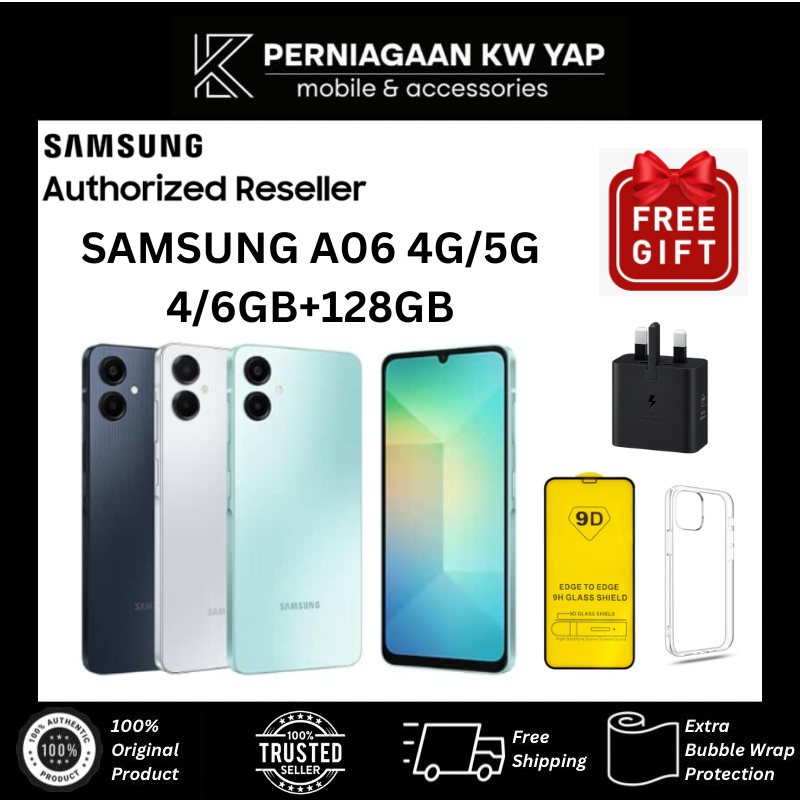 (READY STOCK) SAMSUNG GALAXY A06 4G/5G (4/6GB RAM+128GB) 1 TAHUN WARANTI DARI SAMSUNG MALAYSIA ...