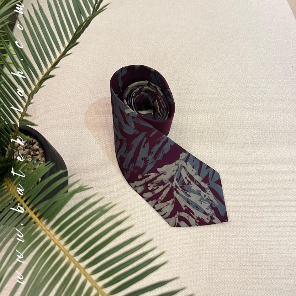 Exclusive Batik Necktie - Formal Necktie (Normal size)- 100% Genuine ...