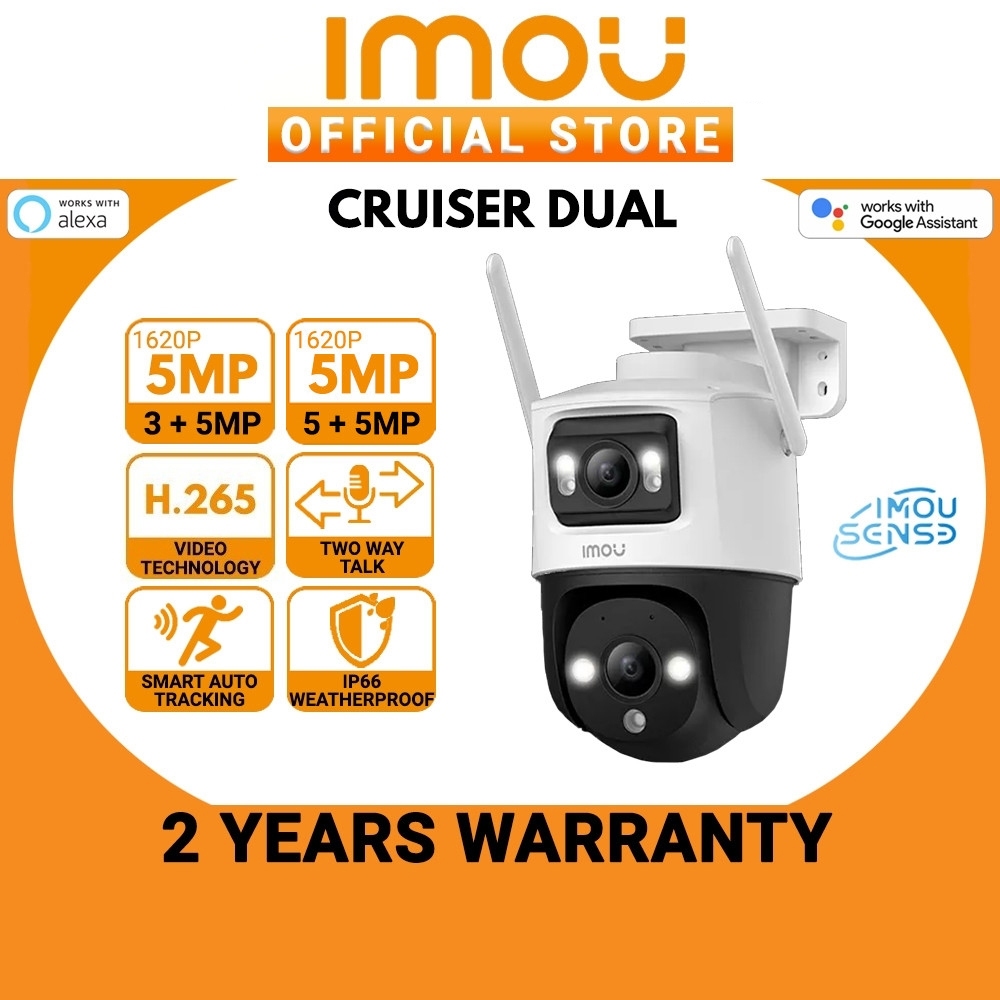 Imou Cruiser Dual 8MP 10MP 2-Eyed Recording Dual Lens Two Way Talk Full ...